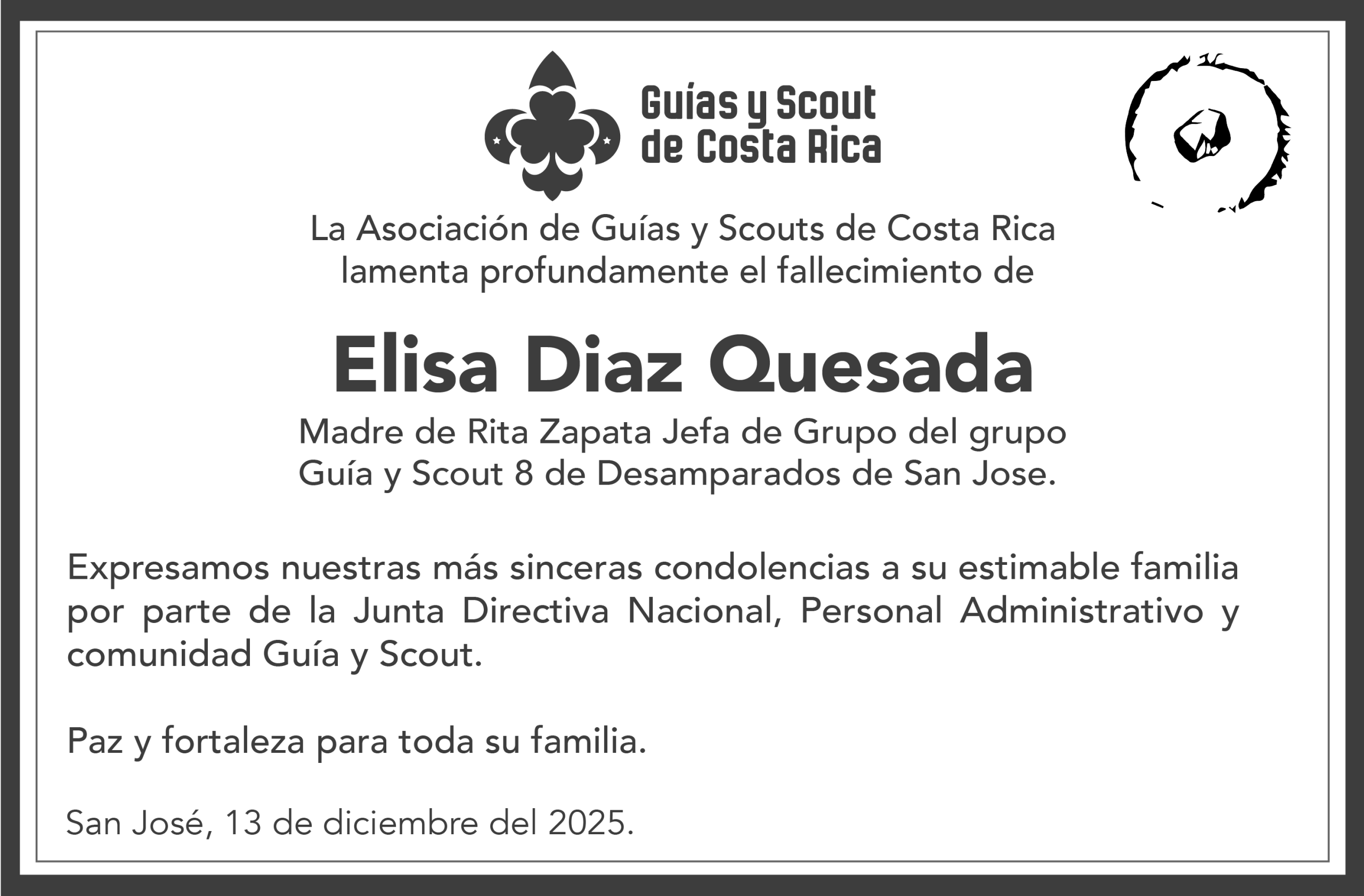 Elisa Diaz Quesada - Scouts